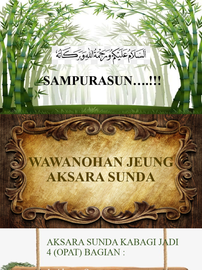 Panduan Lengkap Aksara Sunda | PDF | Seni & Disiplin Bahasa