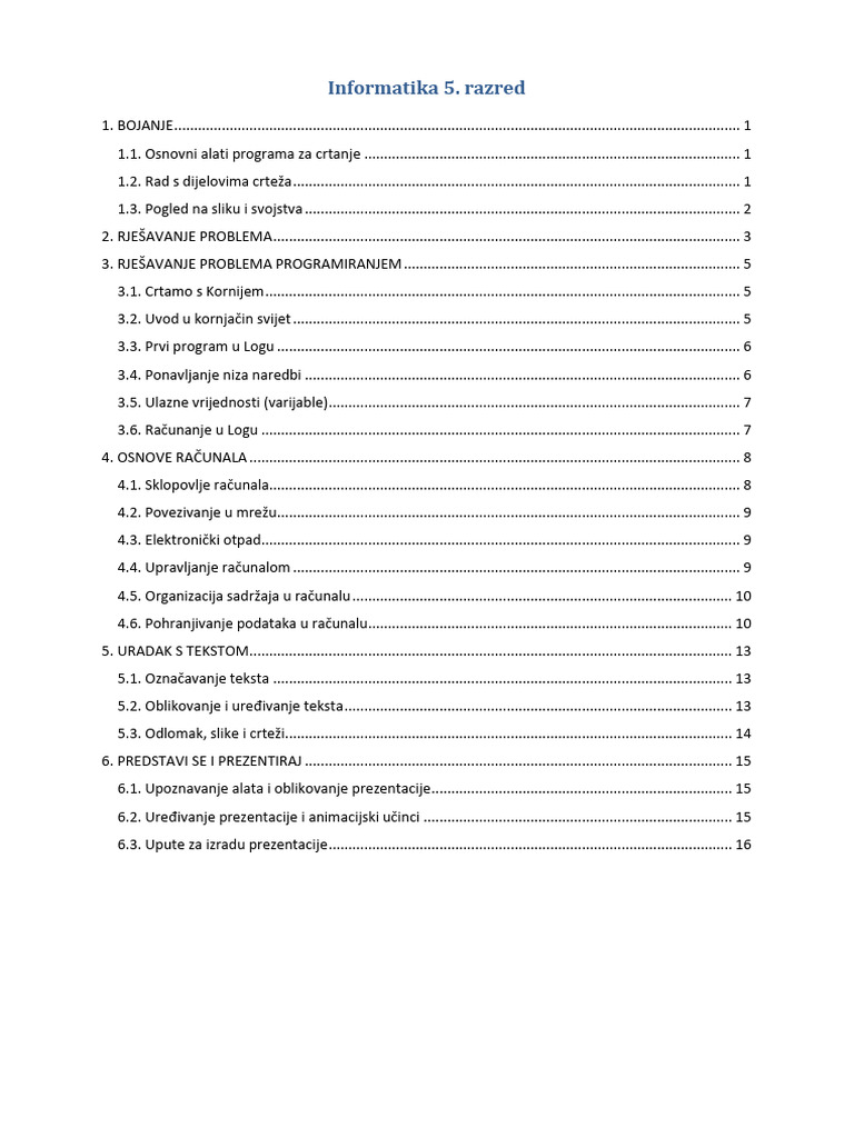 Biljeznica 5.r | PDF