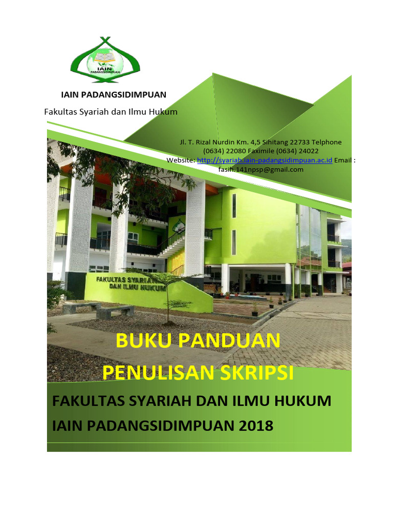 Panduan Penulisan Skripsi FASIH | PDF