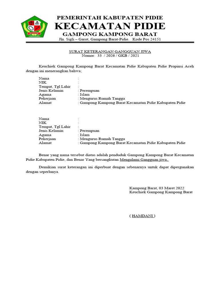 Surat Gila | PDF