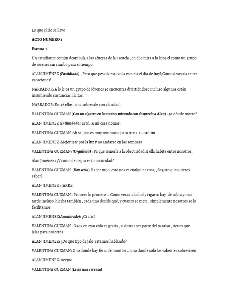 Lo Que El Rio Se Llevo | PDF