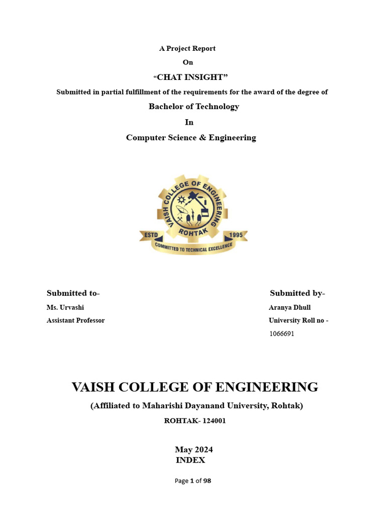 Final Project File Chat Insight - Aranya | PDF | I Pad | Numerical Analysis