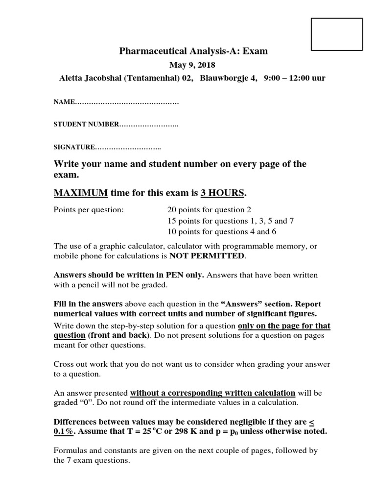 2020-2021 PA Practice Exam | PDF