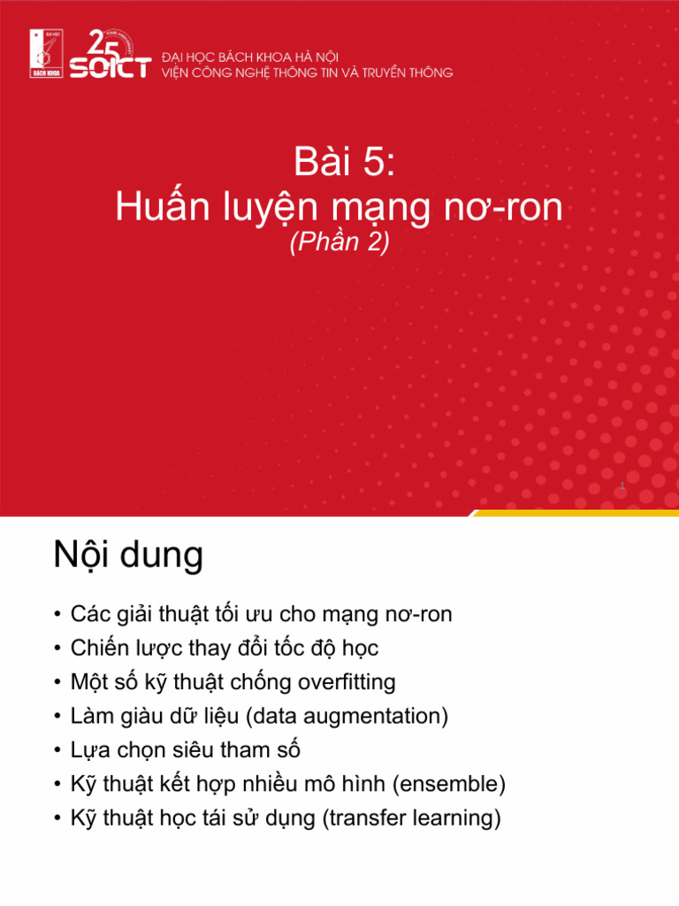 L5 Training Neural Networks Part 2 | PDF