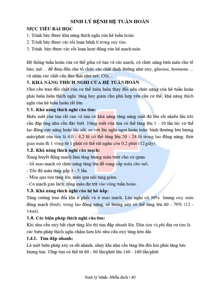 MĐ20 - Sinh Ly Benh Mien Dich | PDF