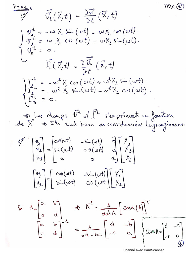 MMC TD1 Correction | PDF