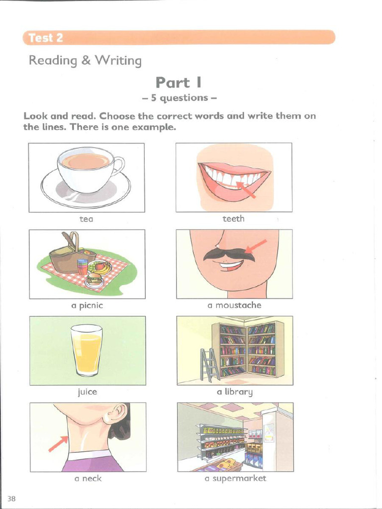 A1 Movers Collins Readingwriting Test2 Pdf