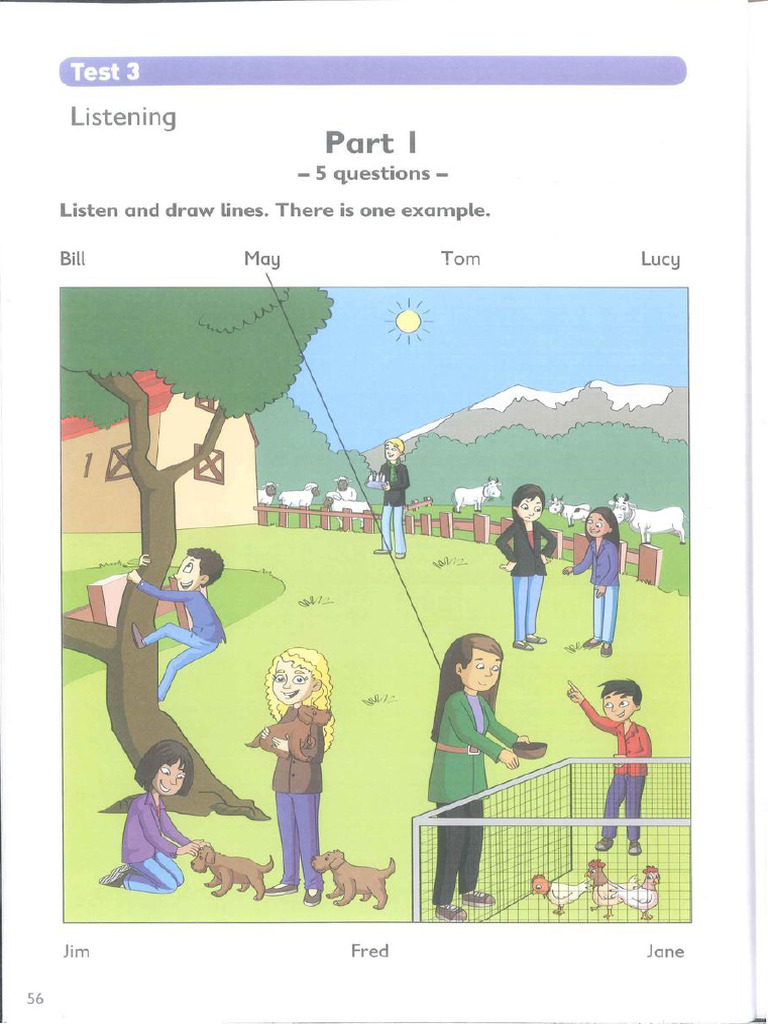Movers Listening Test 3 Overview | PDF