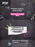 Bowen 2011 Summary of Phonological Processes | PDF | Linguistics | Phonology