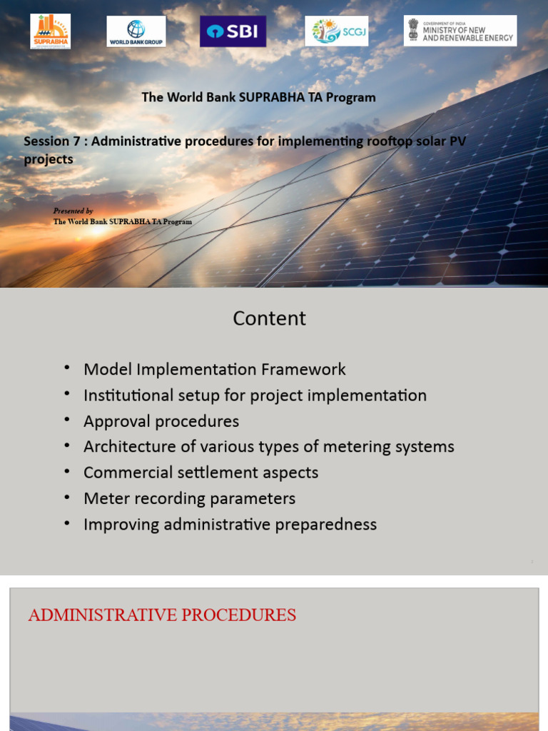 Rooftop Solar PV Project Procedures | PDF | Electrical Grid ...