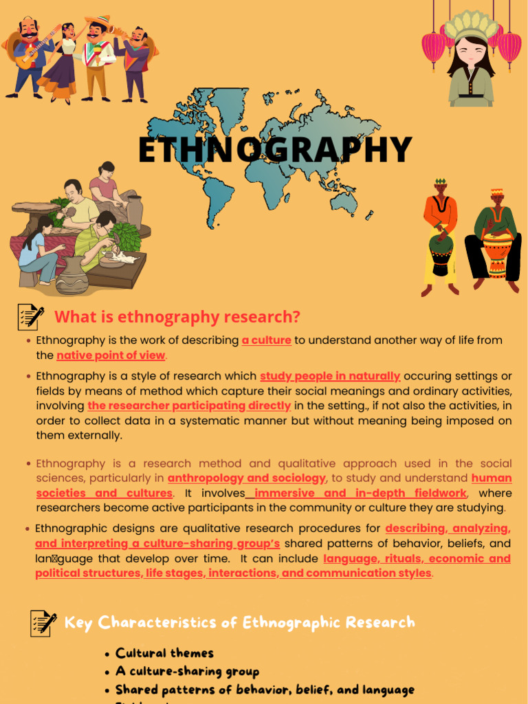 Ethnographic Research Mindmap | PDF | Ethnography | Field Research