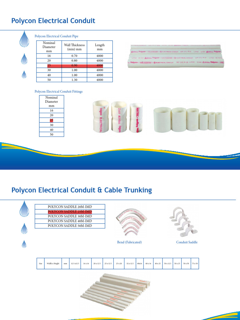Electrical Conduit Specifications | PDF