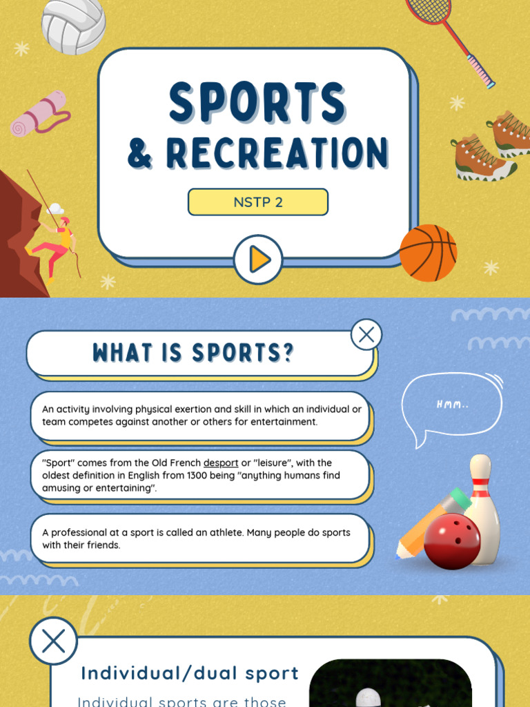 Sports and Recreation Overview | PDF | Heart | Sports