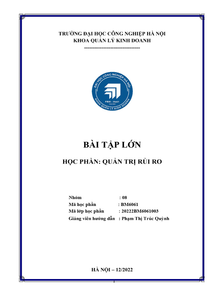 BTL - R I Ro - Nhóm8 | PDF