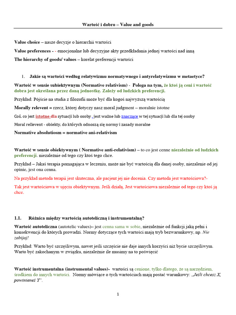 etyka-egzamin (1) | PDF