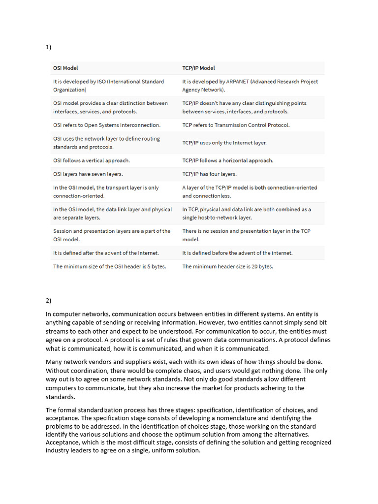 CN Tutorial 2 soln | PDF | Computer Network | Transmission Medium
