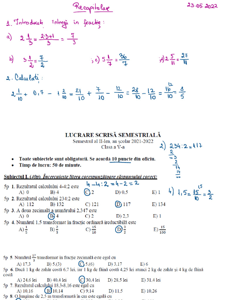 Model Teza Cls 5 Andrei | PDF