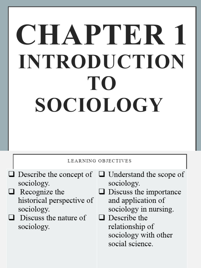Introduction to Sociology Basics | PDF | Sociology | Social Sciences