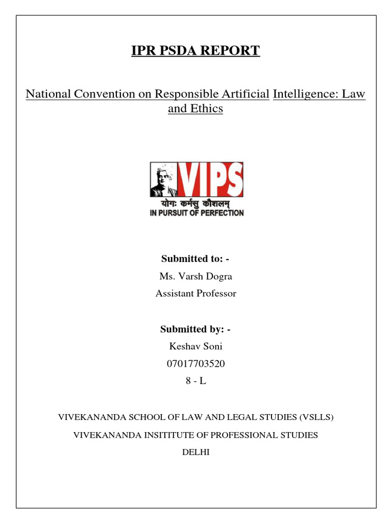 Ipr Psda Report - K | PDF | Artificial Intelligence | Intelligence (AI) & Semantics