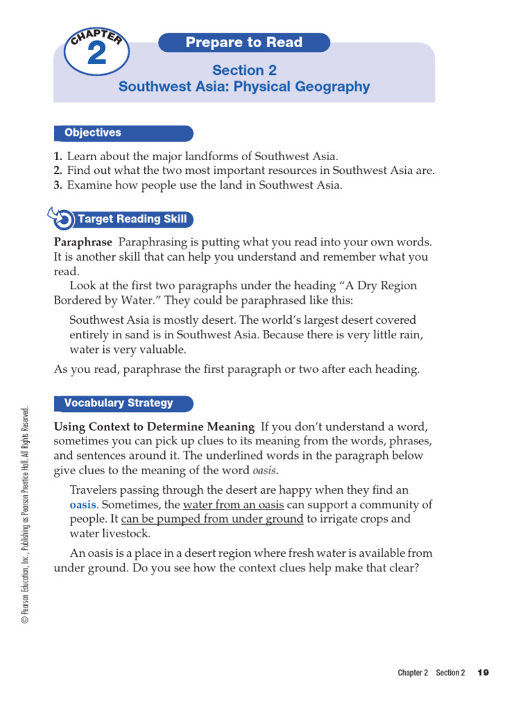 Ch. 2, S. 2 Summary | PDF | Desert | Earth Sciences