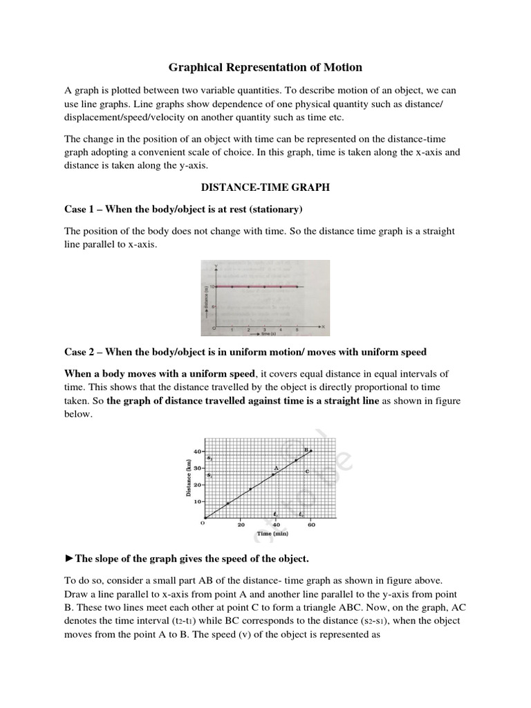 Physics Class 9 Notes | PDF | Velocity | Speed