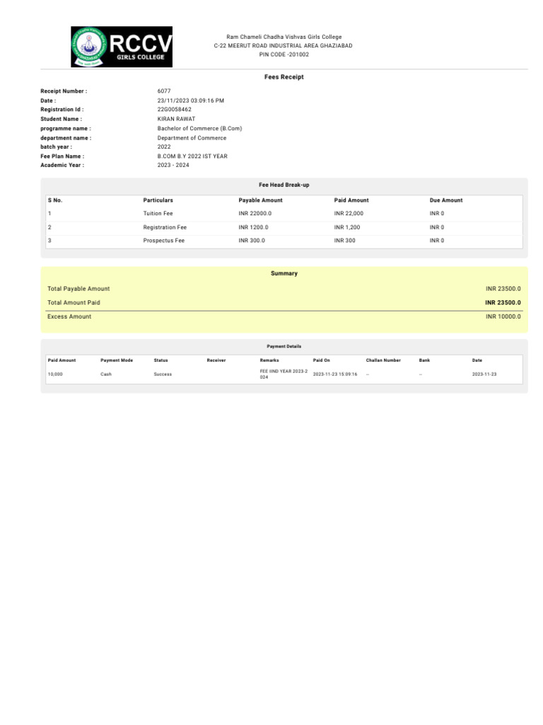 Receipt - 2024-04-15 17 - 47 - 09 | PDF | Service Industries | Payments