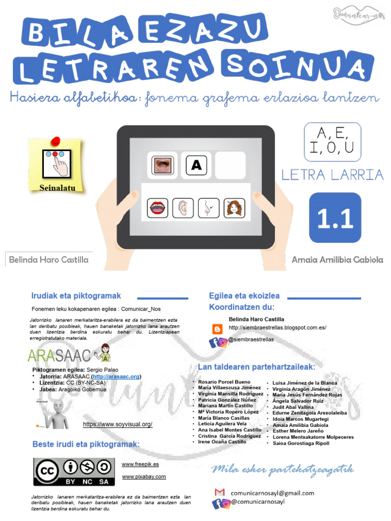 1.1 BUSCA LA LETRA DEL SONIDO A, E, I, O, U (1) | PDF
