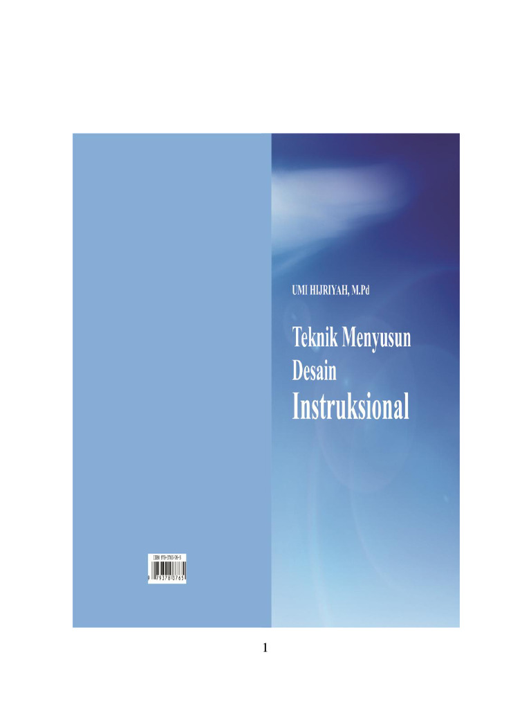 Teknik Menyusun Desain Instruksional | PDF | Seni