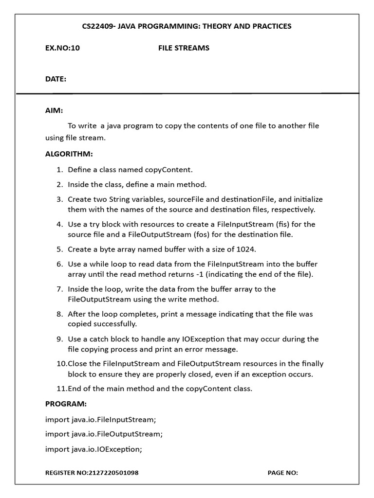 File Streams Download Free Pdf String Computer Science Text File 1350