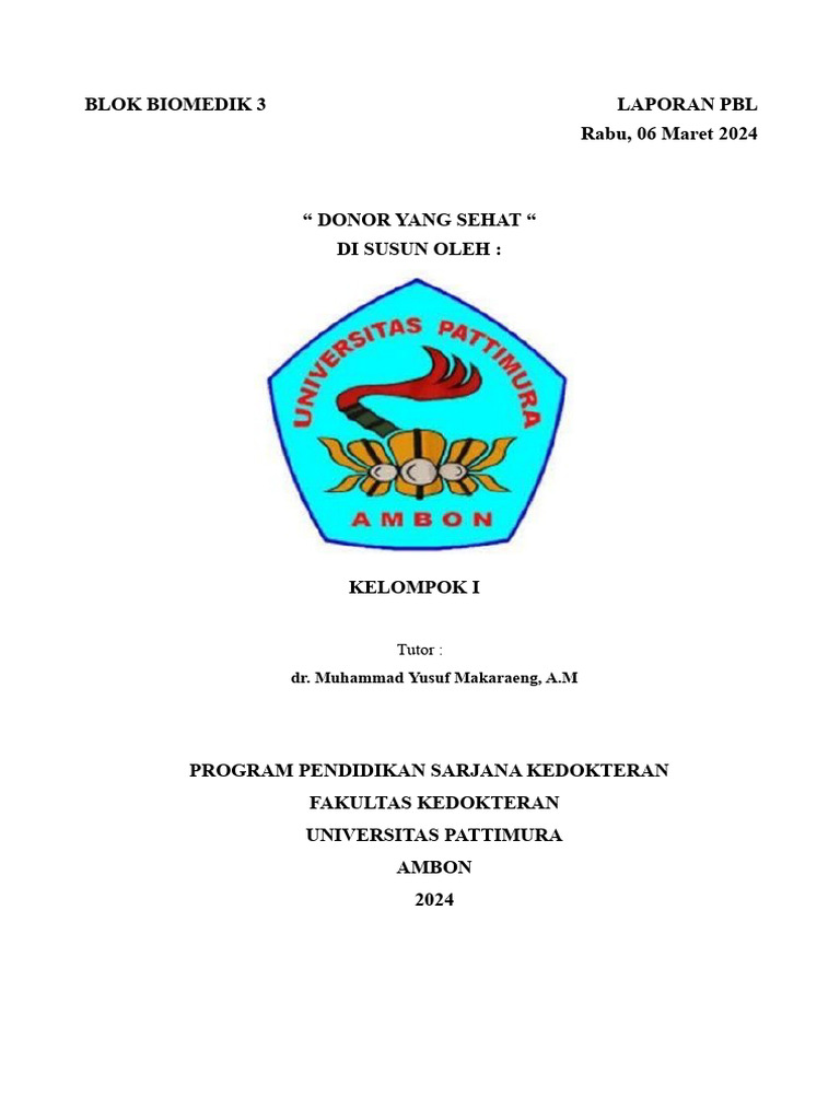 Laporan Revisi PBL bm3 Yang Benar | PDF