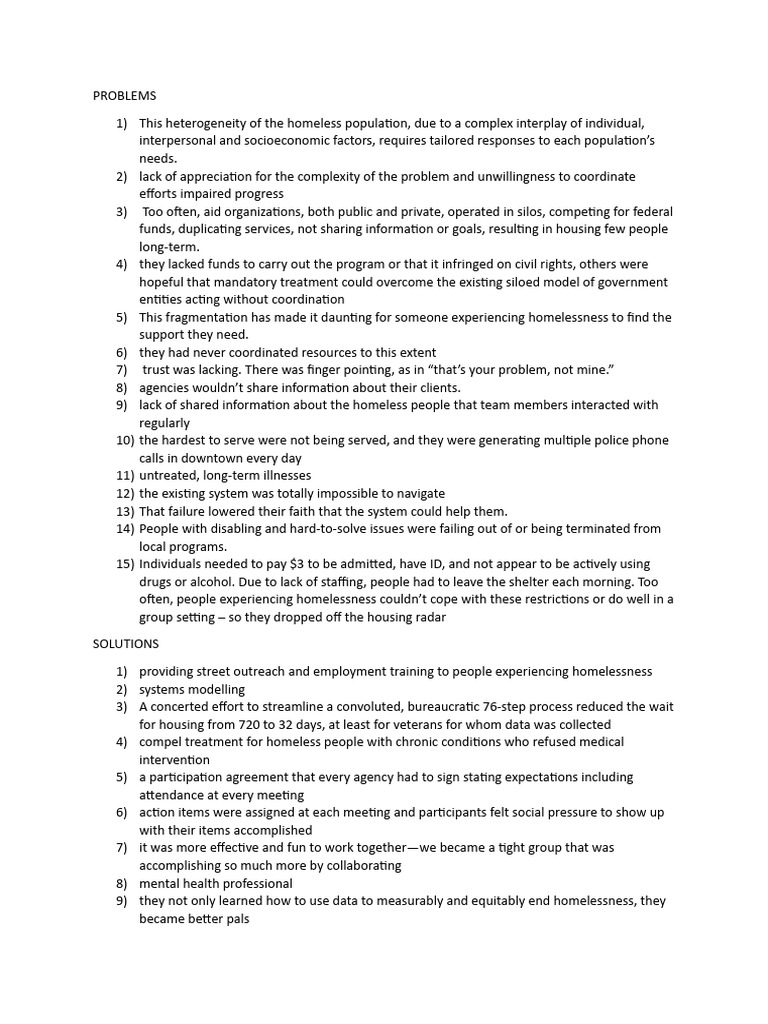 HOMELESS | PDF | Homelessness