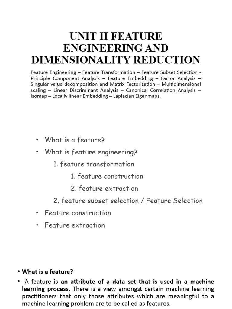 ML Unit2 Classppt | PDF | Machine Learning | Applied Mathematics