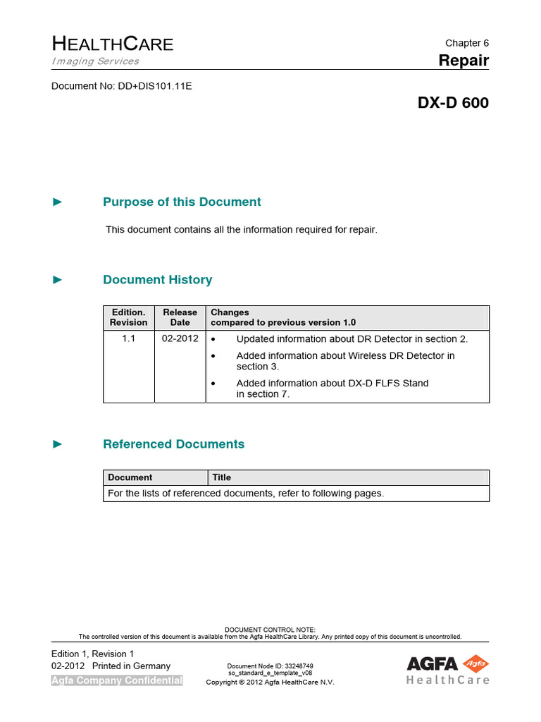 DX-D 600 - System Service Manual - Chapter 06 - Repair | PDF | Booting ...