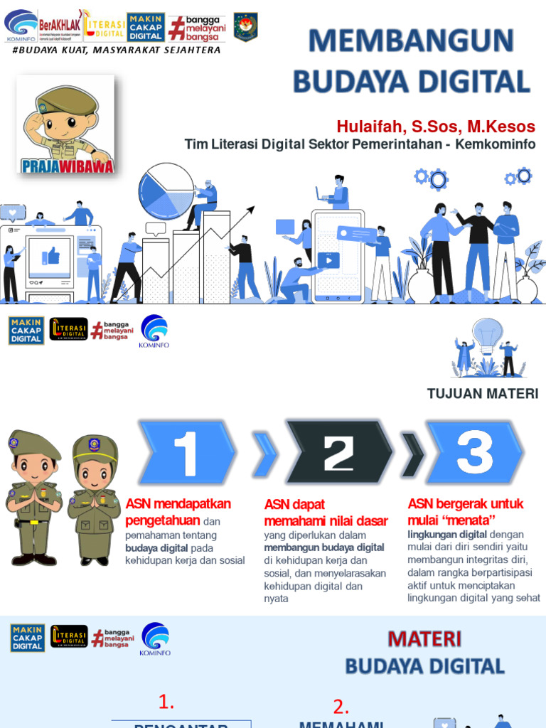 "Budaya Digital ASN: Membangun Integritas" | PDF | Seni