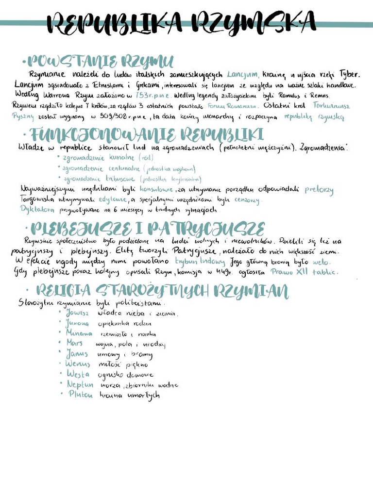 Republika Rzymska | PDF