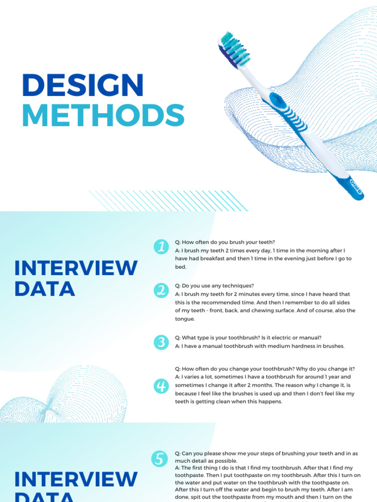 Design Methods | PDF | Toothbrush | Mouth