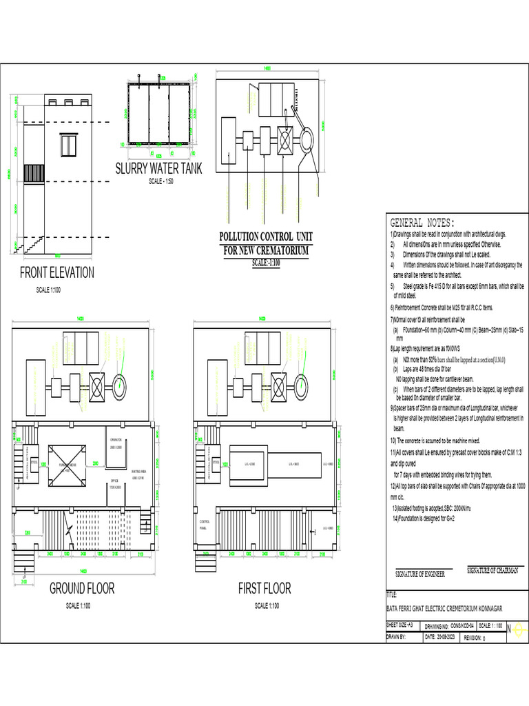 Drawing BATA FERRI GHAT-Model | PDF | Materials | Structural Engineering