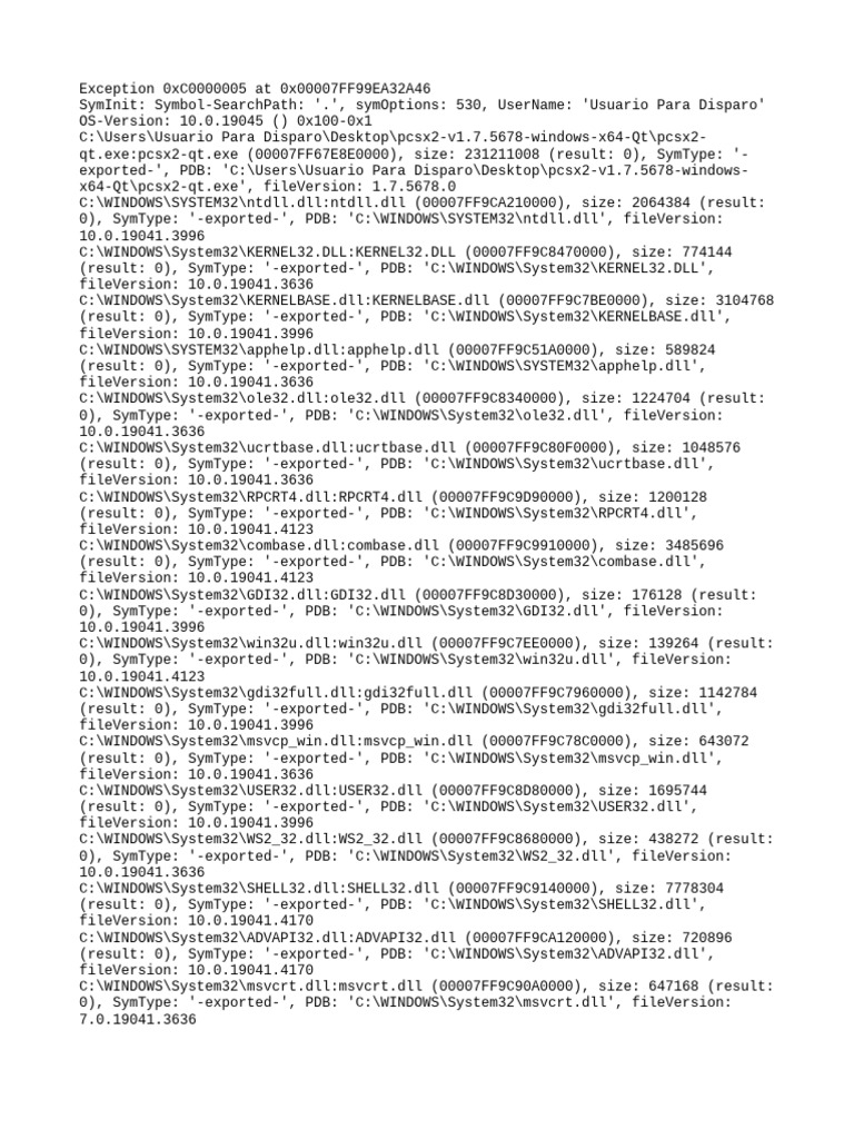 Crash 2024 04 04 14 08 35 093 | PDF | Operating System Technology | Computing