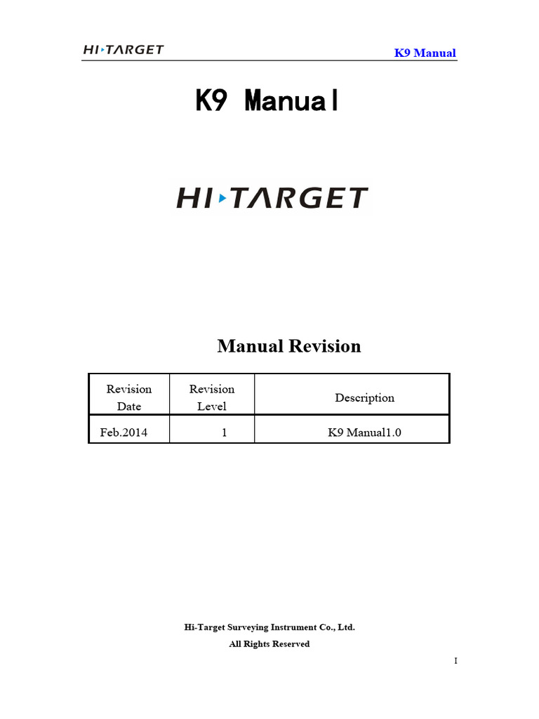 K9 Manual | PDF | Radio | Antenna (Radio)