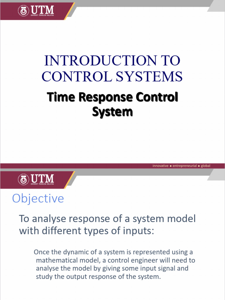 Control7 2020 Time Response Control System | PDF