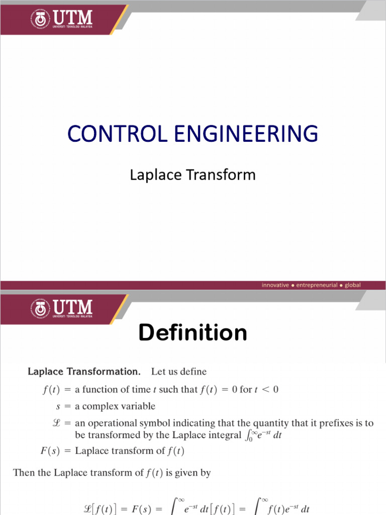 Control8 2020 Laplace Transform | PDF