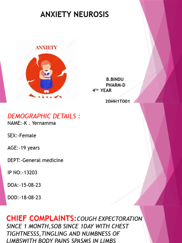 Anxiety Neurosis | PDF | Anxiety Disorder | Generalized Anxiety Disorder