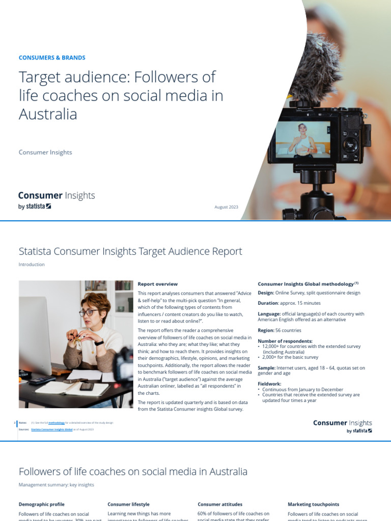 Study - Id144782 - Target Audience Followers of Life Coaches On Social ...