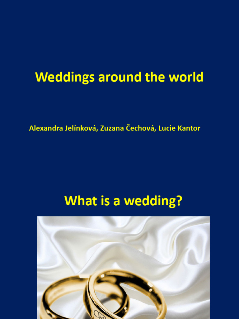 Weddings Around The World 1 | PDF | Wedding | Marriage