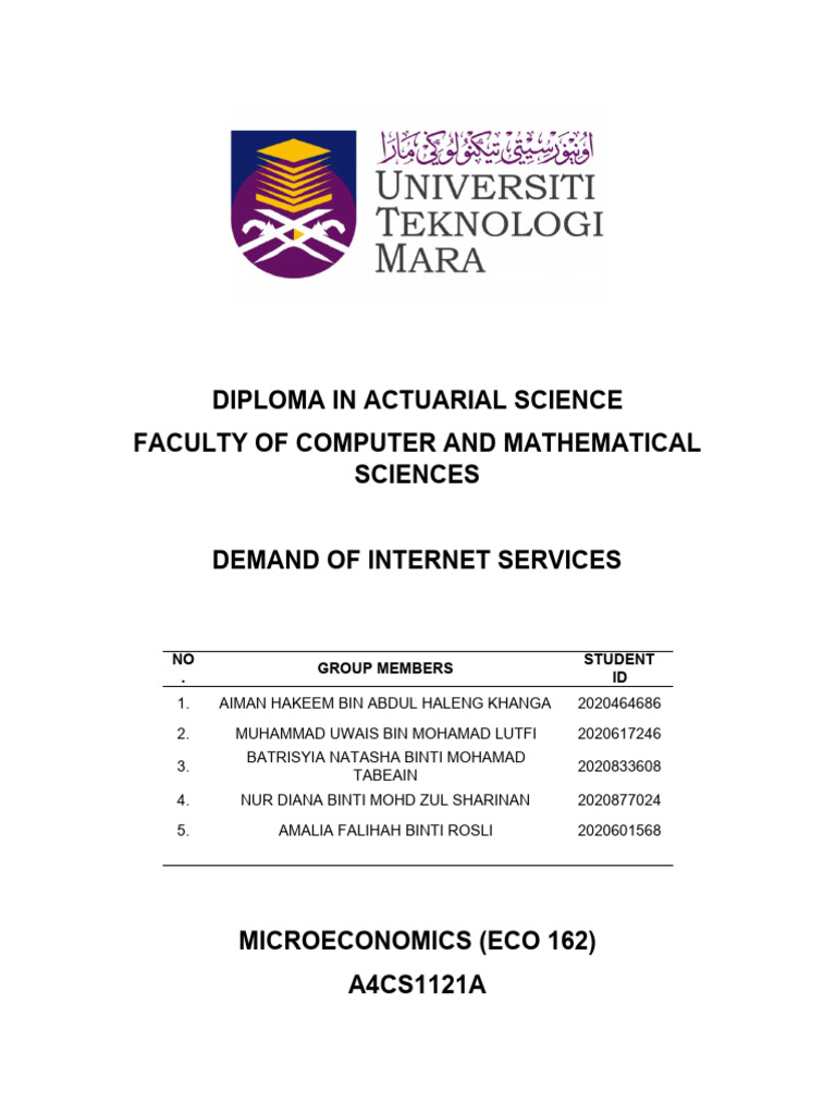 Demand of Internet Services | PDF | Internet | Demand