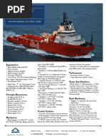 Coastal Tugs & Barges Specifications | PDF | Tugboat | Tonnage