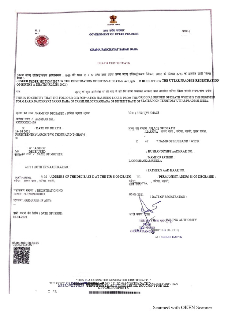 death certificate (1) | PDF
