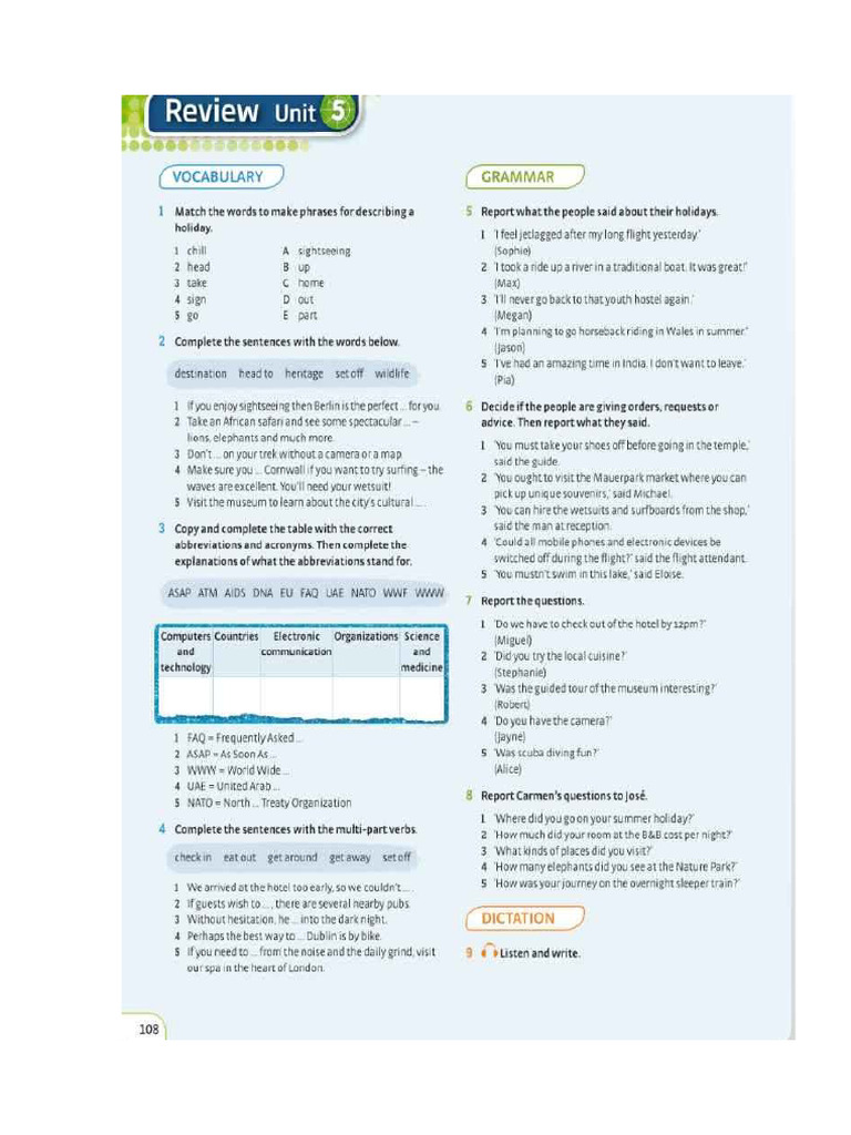 Achievers b1+ U5 | PDF