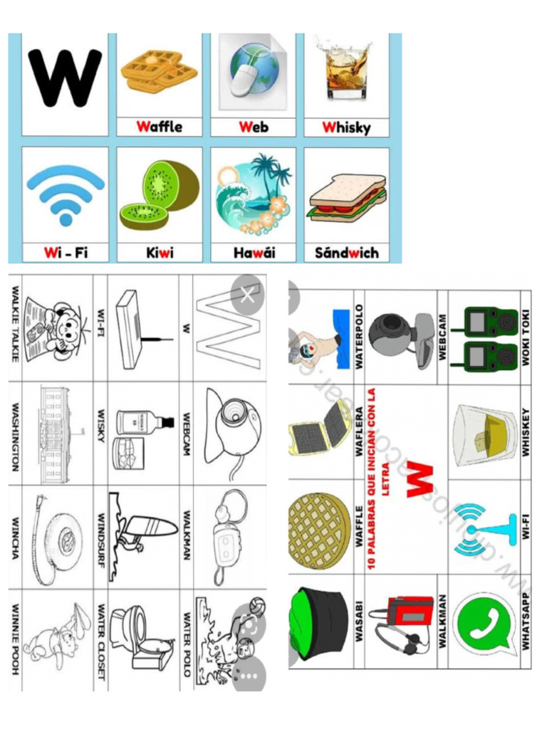 palabras con w | PDF