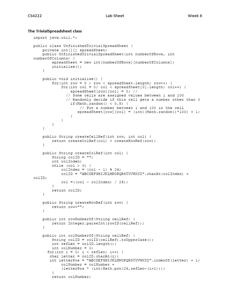 Lab5_LinkedLists | PDF | Spreadsheet | Computer Science